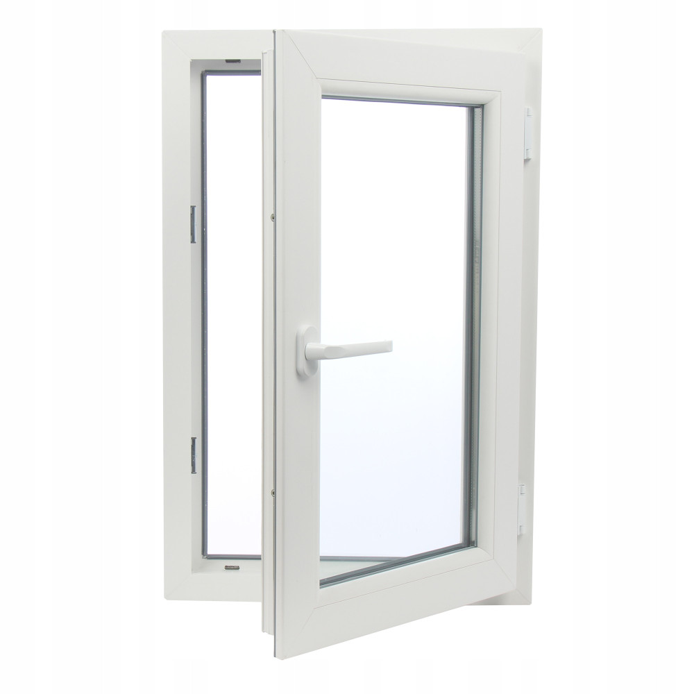 Ablak - PVC ablak 500 x 900 mm / 50 x 90 cm fehér 24 órás Ablak - PVC ablak 500 x 900 mm / 50 x 90 cm fehér 24 órás