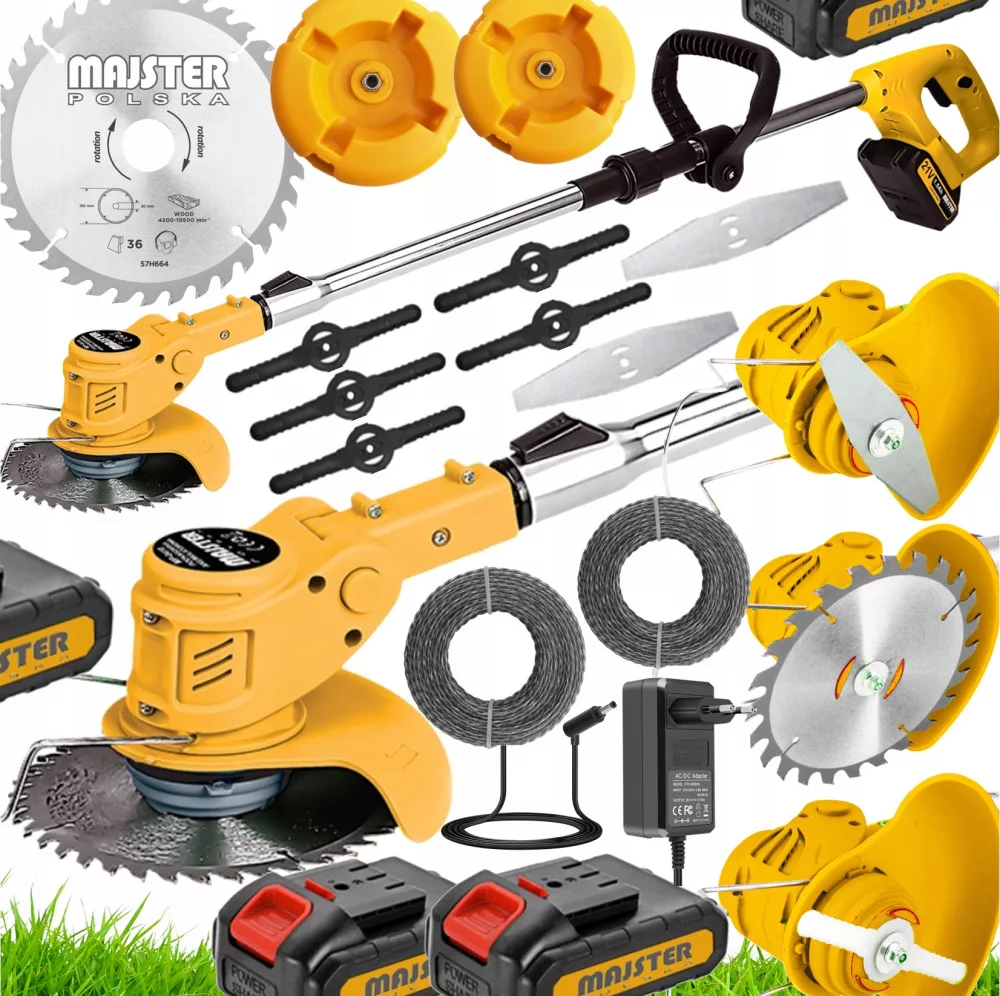 Majster Polska MP-0410 akkumulátoros trimmer készlet tartozé